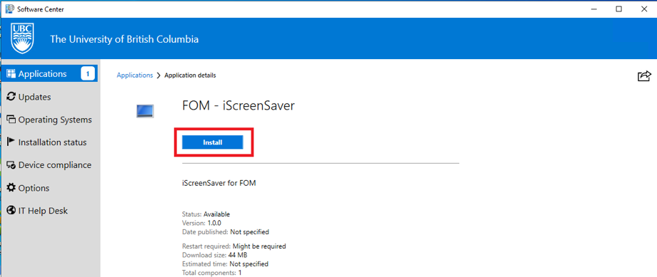 How to install the screensaver on UBC-managed Windows machines | Vision ...